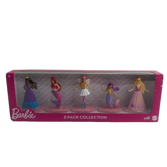 Toys | Barbie Micro Collection 5pk Mermaids Fairies Princess 25 ...